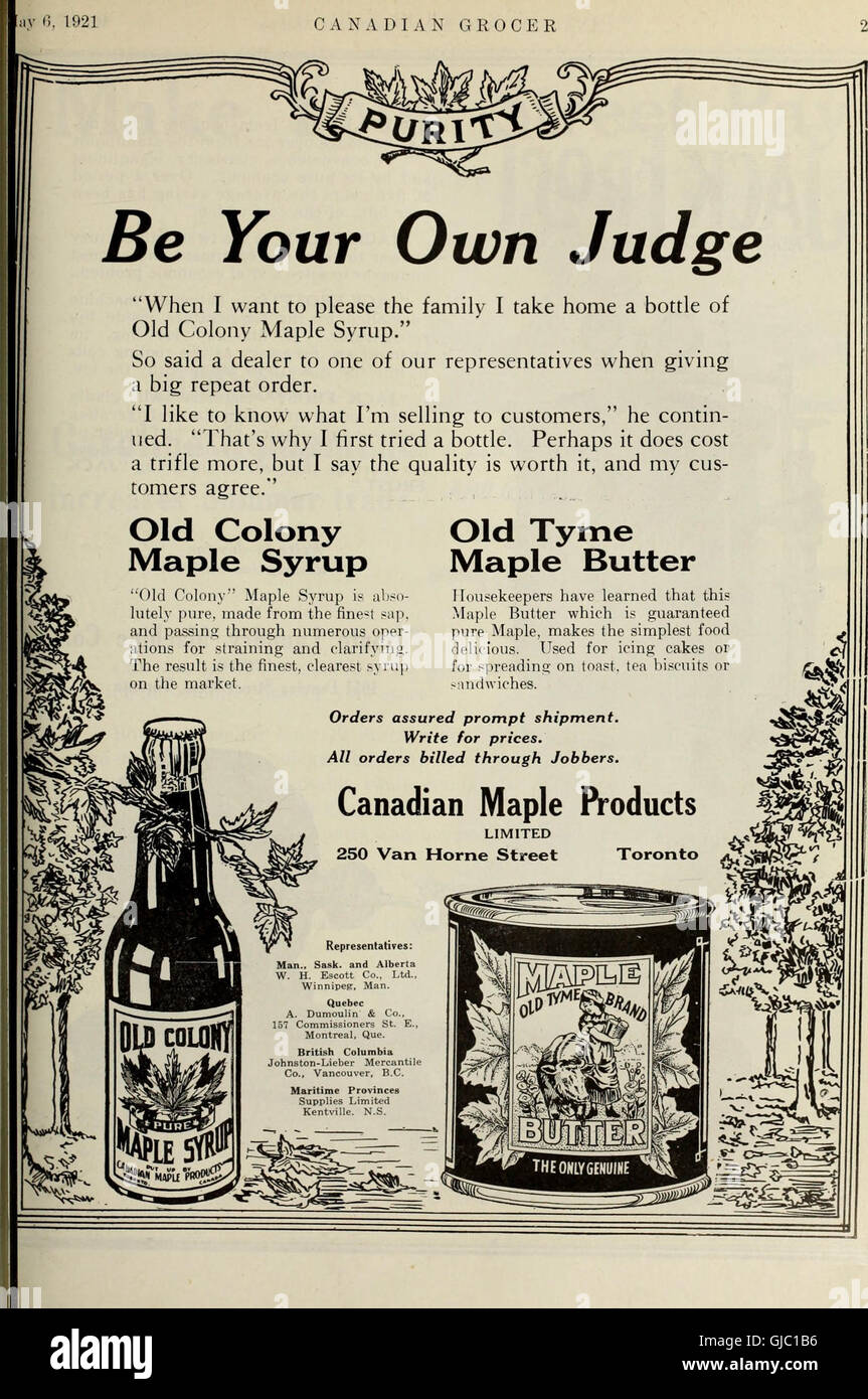 This 1921 edition of *The Canadian Grocer* magazine covers various ...