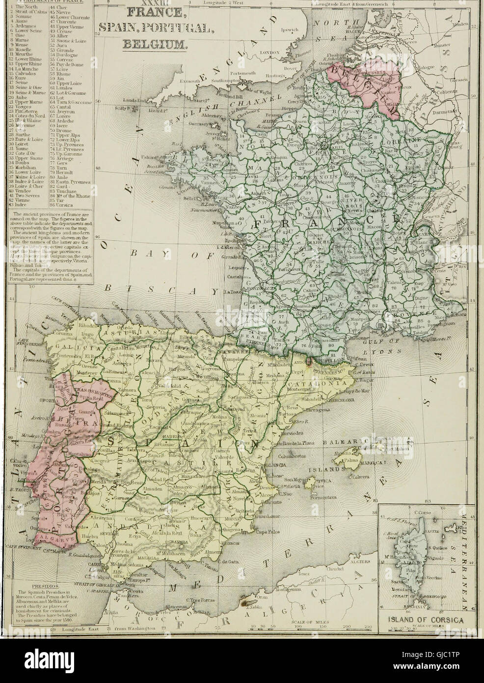 This 1865 reference atlas provides geographical information designed ...