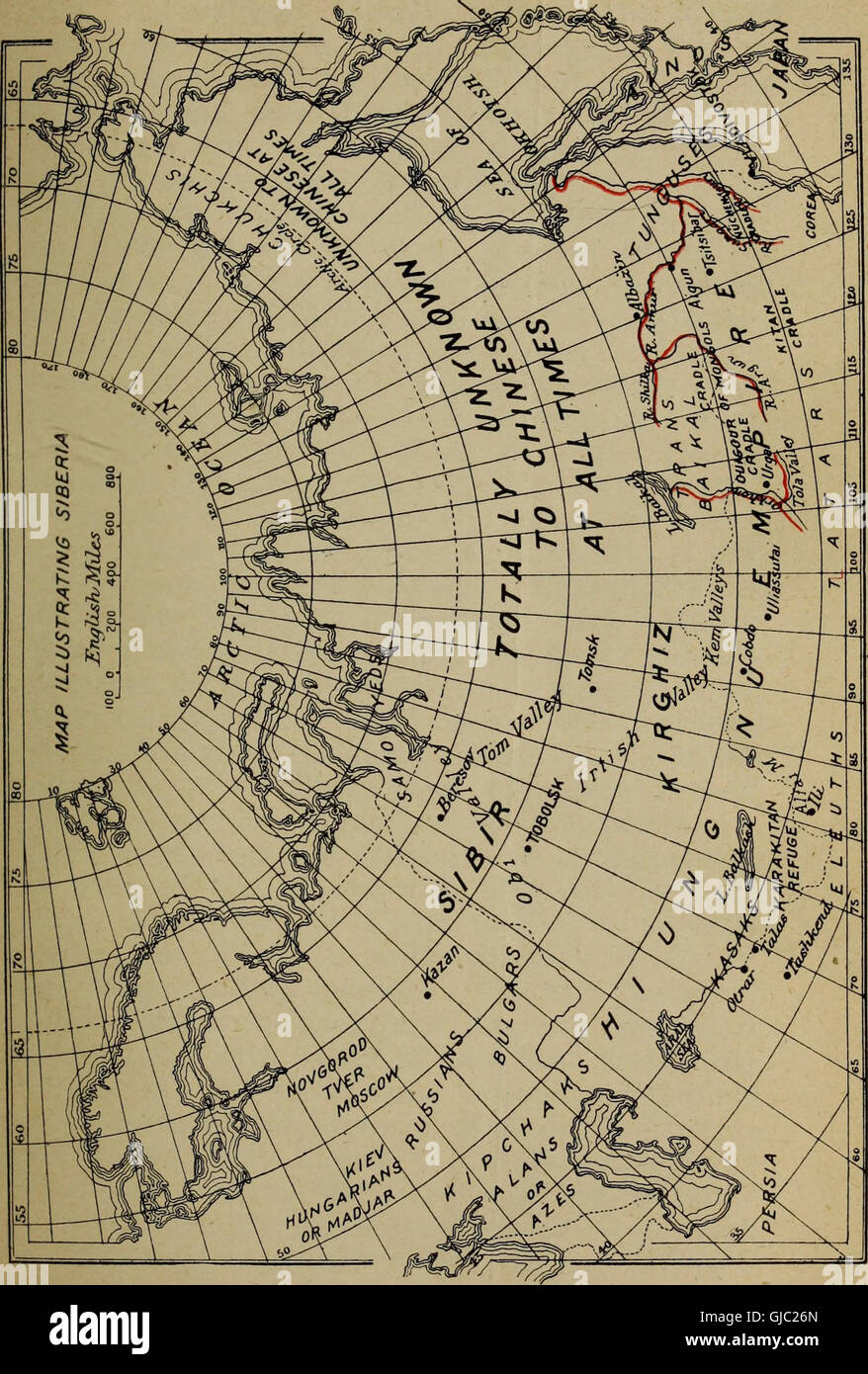 Map of china 1917 hi-res stock photography and images - Alamy