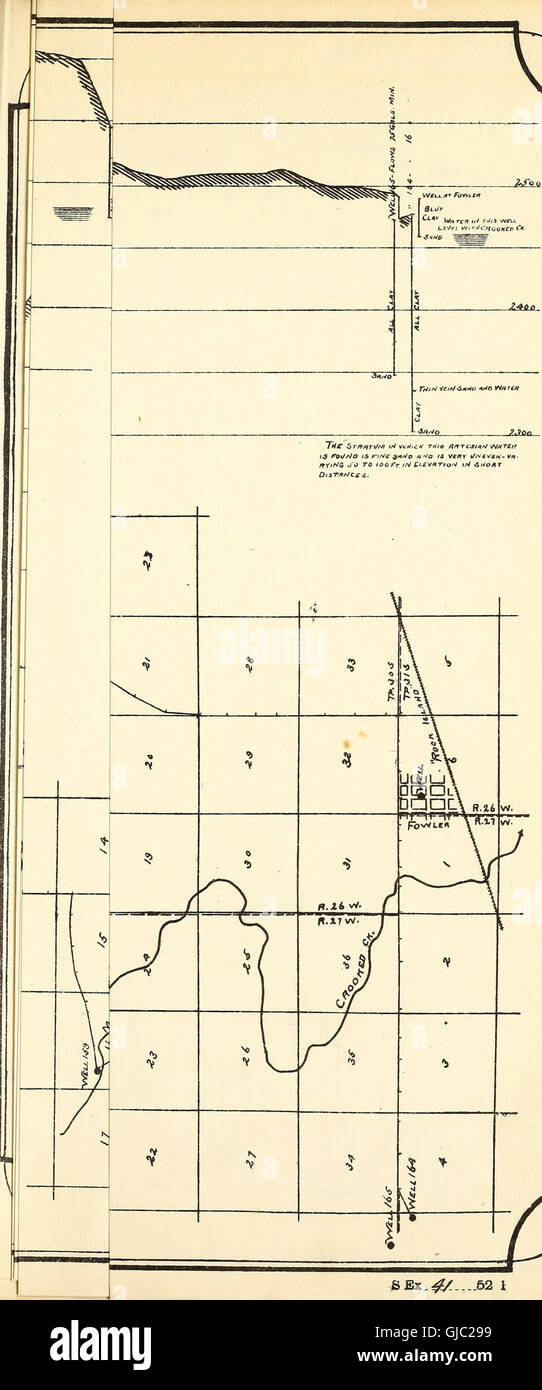A 1893 report detailing investigations into artesian wells and ...