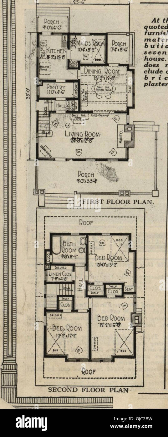 This 1921 catalog presents various modern homes designed by Honor Bilt ...