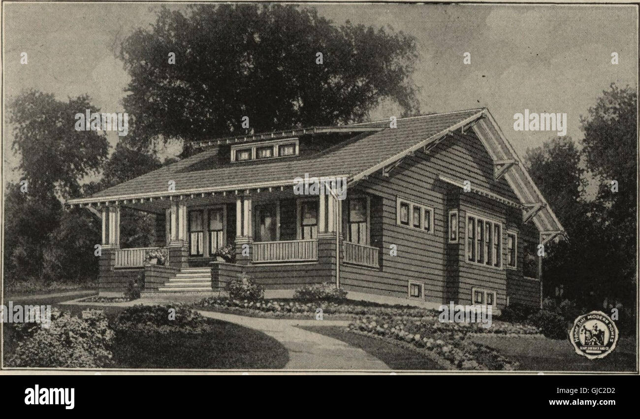 'Honor Bilt Modern Homes' (1921) is a catalog showcasing modern house ...
