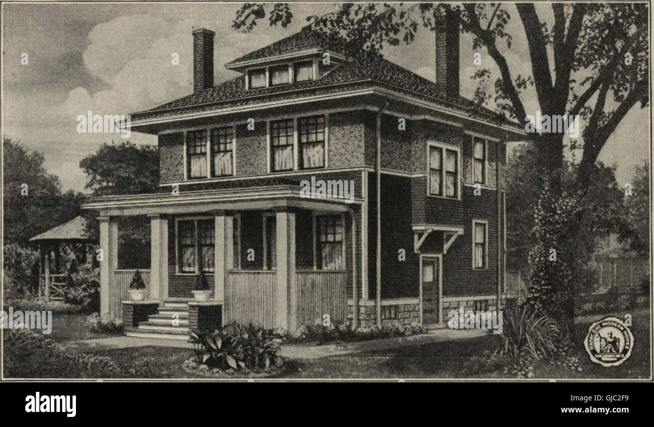 This 1921 work showcases modern homes built using the Honor Bilt system ...