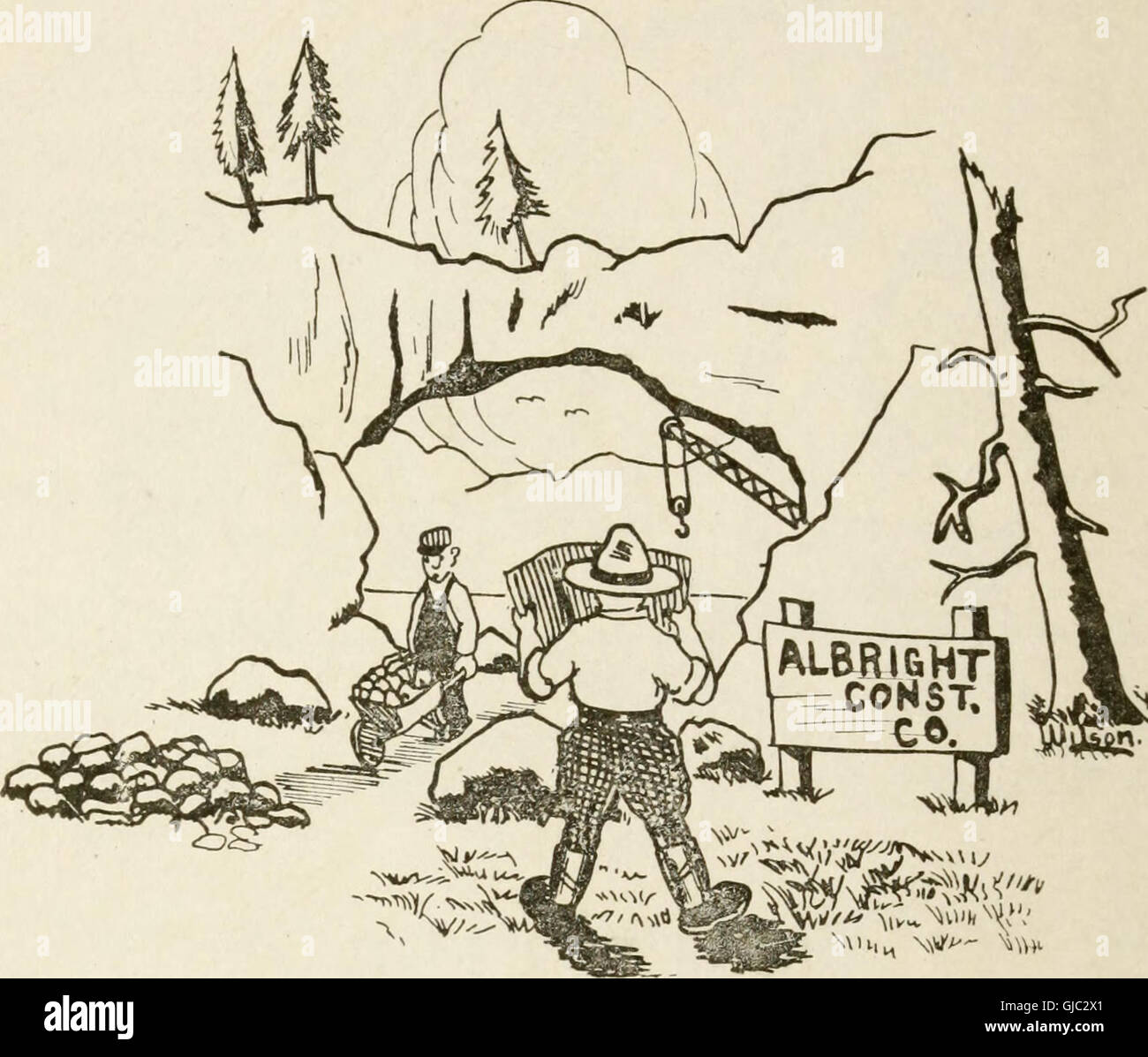 Foolish questions - Yellowstone's best (1922 Stock Photo - Alamy