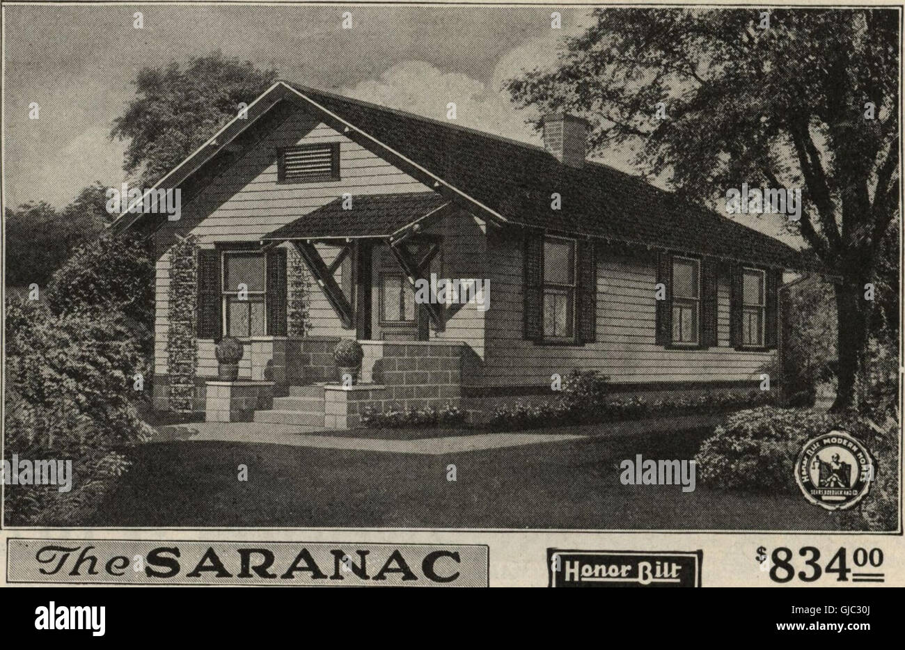'Honor Bilt Modern Homes' (1921) is a catalogue showcasing modern home ...
