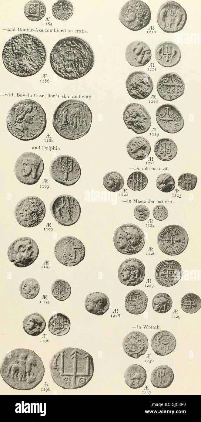 *Numismata Graeca* (1910) is a detailed catalog of Greek coin types ...