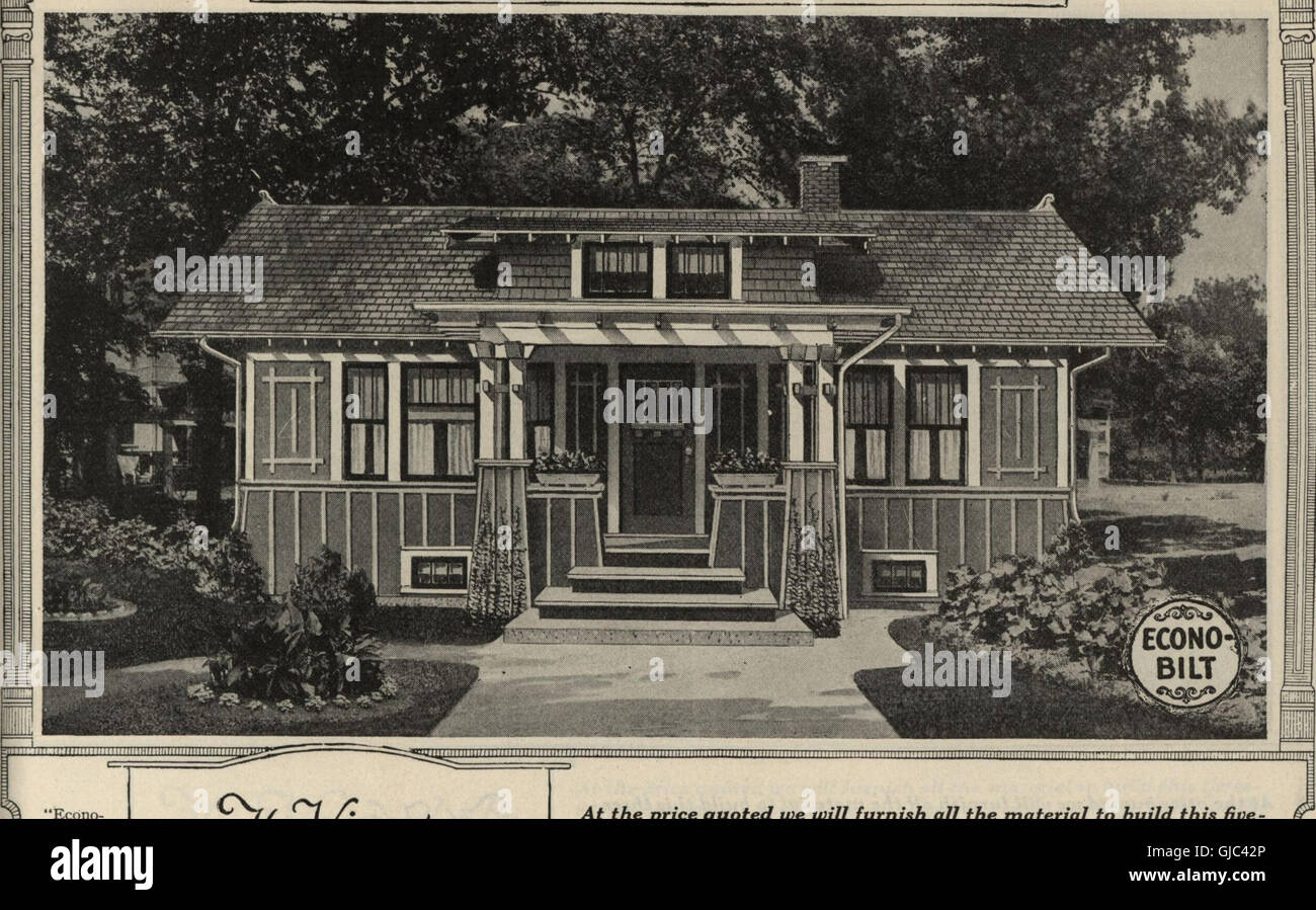 'Honor Bilt Modern Homes' (1921) is a promotional guide for modern home ...