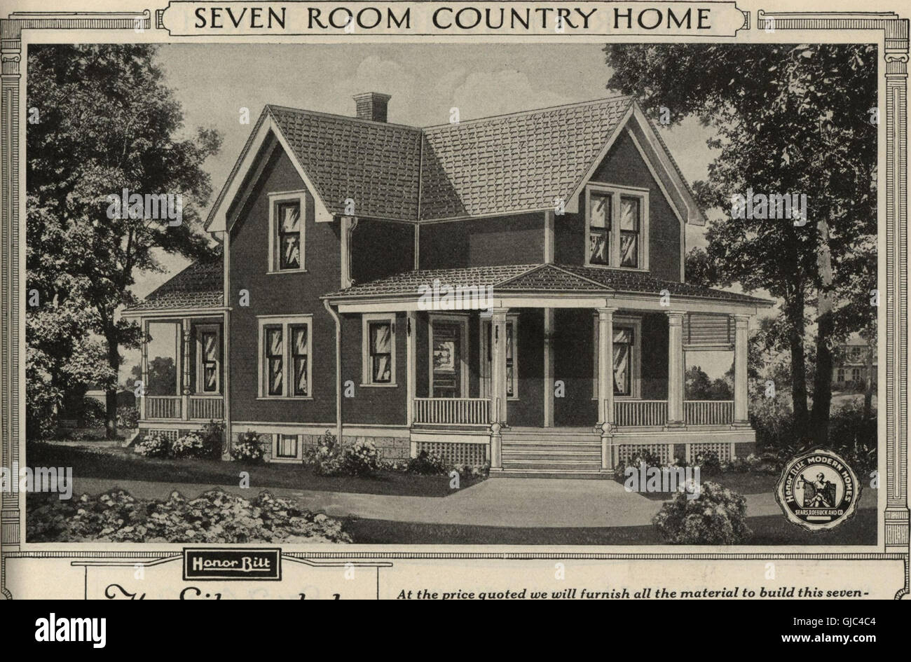 'Honor Bilt Modern Homes' (1921) is a catalog showcasing affordable and ...