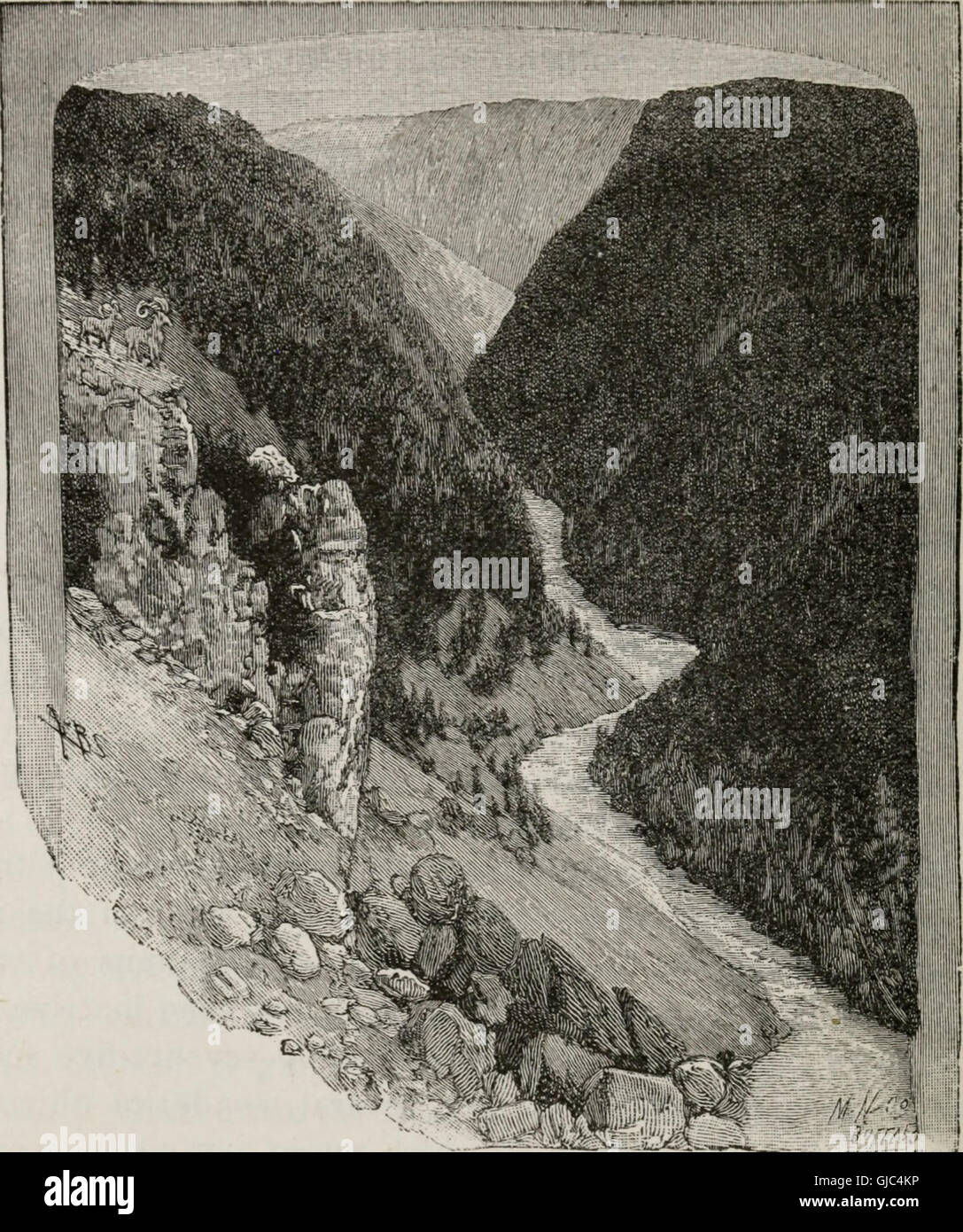 A guidebook for tourists to Yellowstone National Park, detailing attractions like Mammoth Hot ...