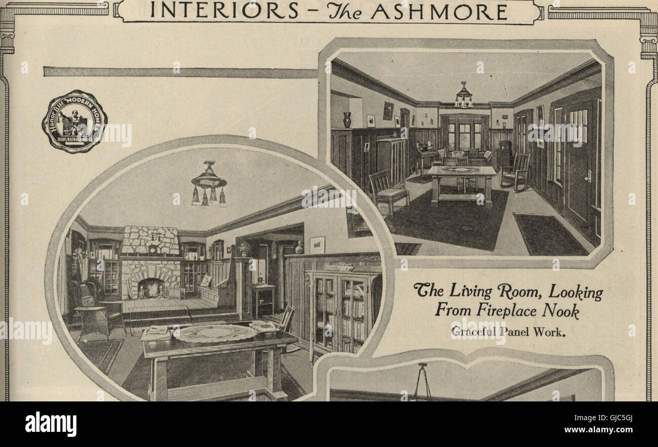 The 1921 'Honor Bilt Modern Homes' catalog showcases a range of house ...
