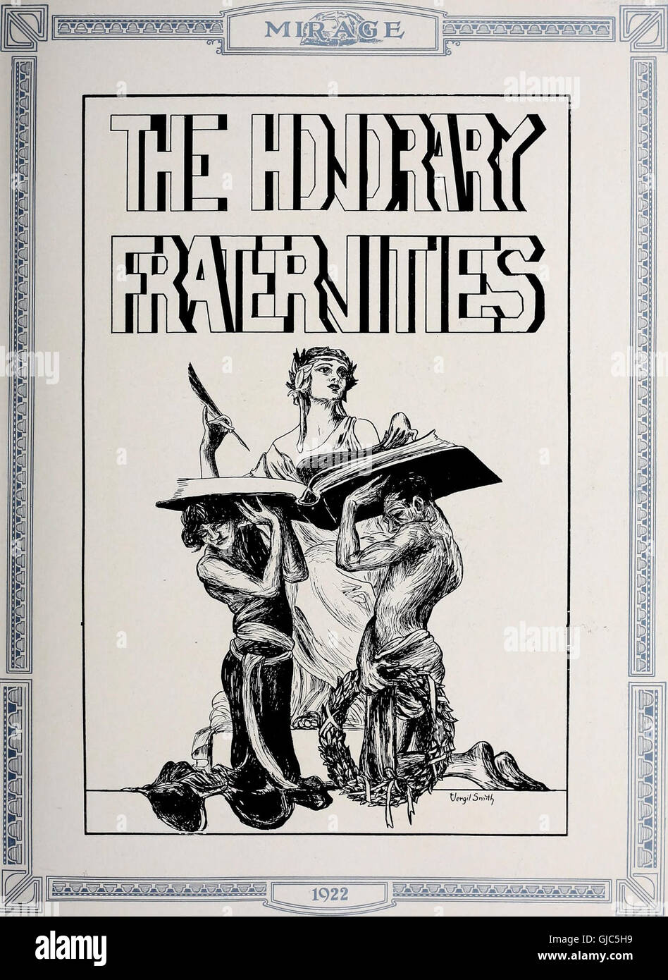 A 1922 work titled 'The Mirage,' focusing on the optical phenomenon of ...
