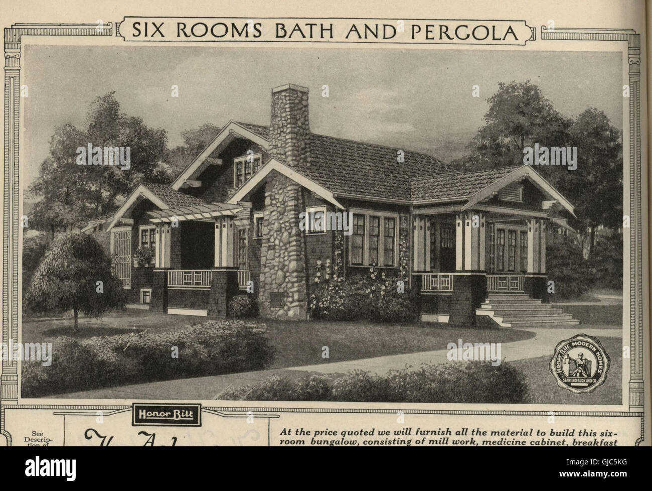 *Honor Bilt Modern Homes* (1921) is a catalog showcasing the latest ...