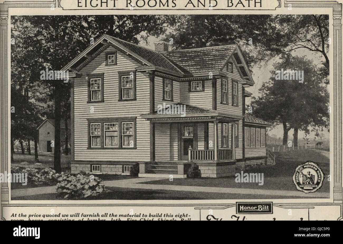 This 1921 catalog presents a collection of modern homes designed by ...