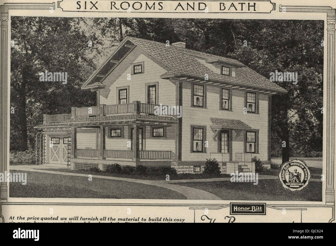 This 1921 catalog promotes Honor Bilt Modern Homes, offering a variety ...