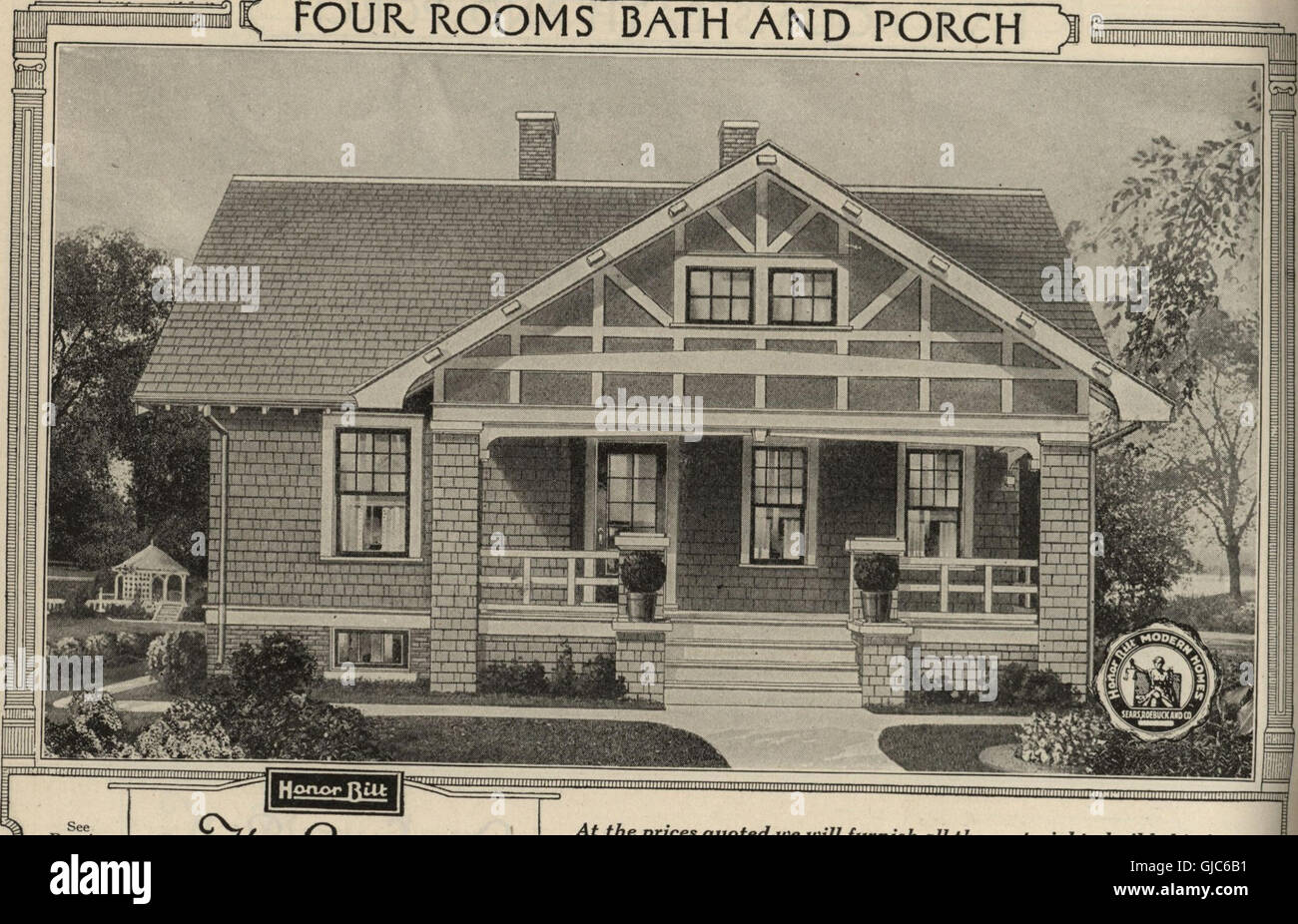 *Honor Bilt Modern Homes* (1921) is a catalog showcasing various house ...