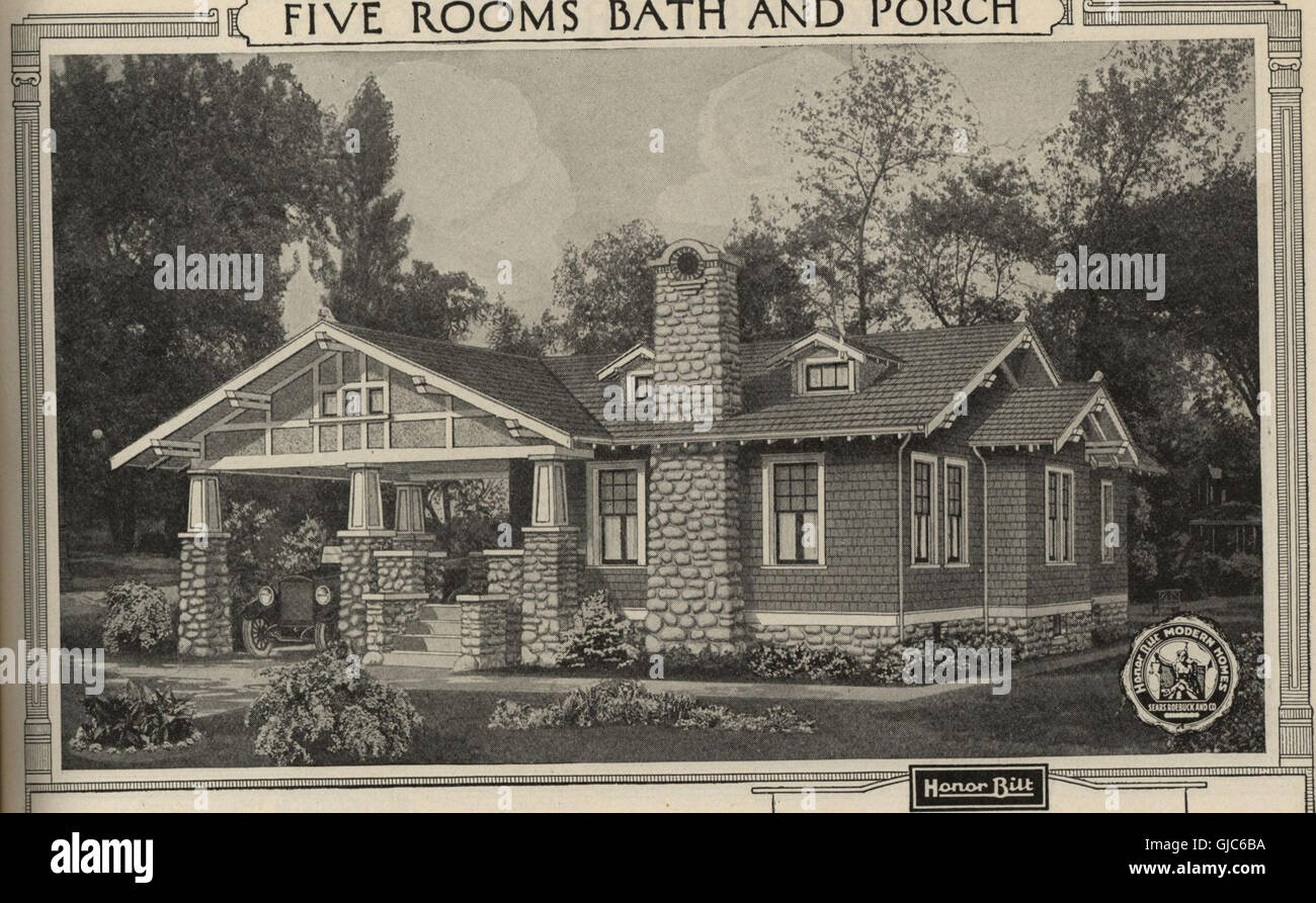 *Honor Bilt Modern Homes* (1921) presents a catalog of modern homes ...
