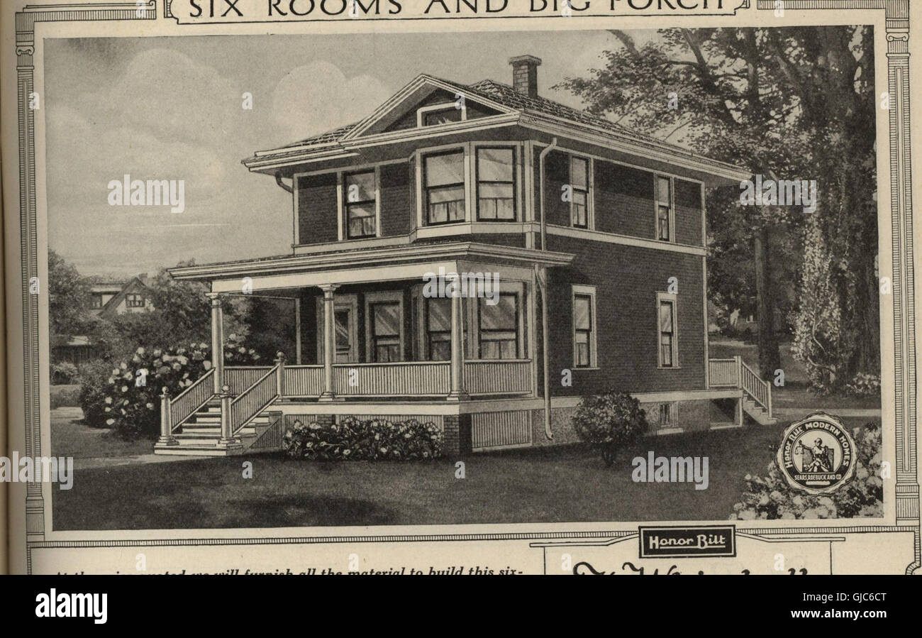 'Honor Bilt Modern Homes' (1921) features designs and plans for modern ...