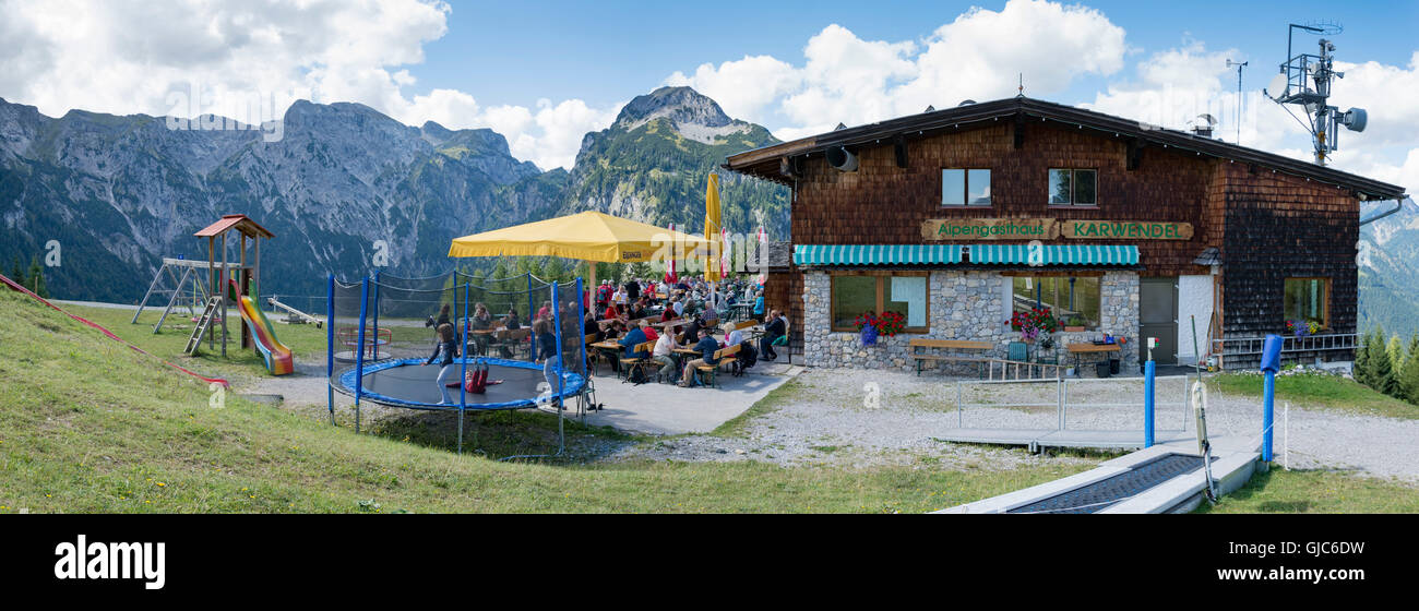 Europe, Austria, Pertisau, alpine guest house 'Karwendel' to the ...