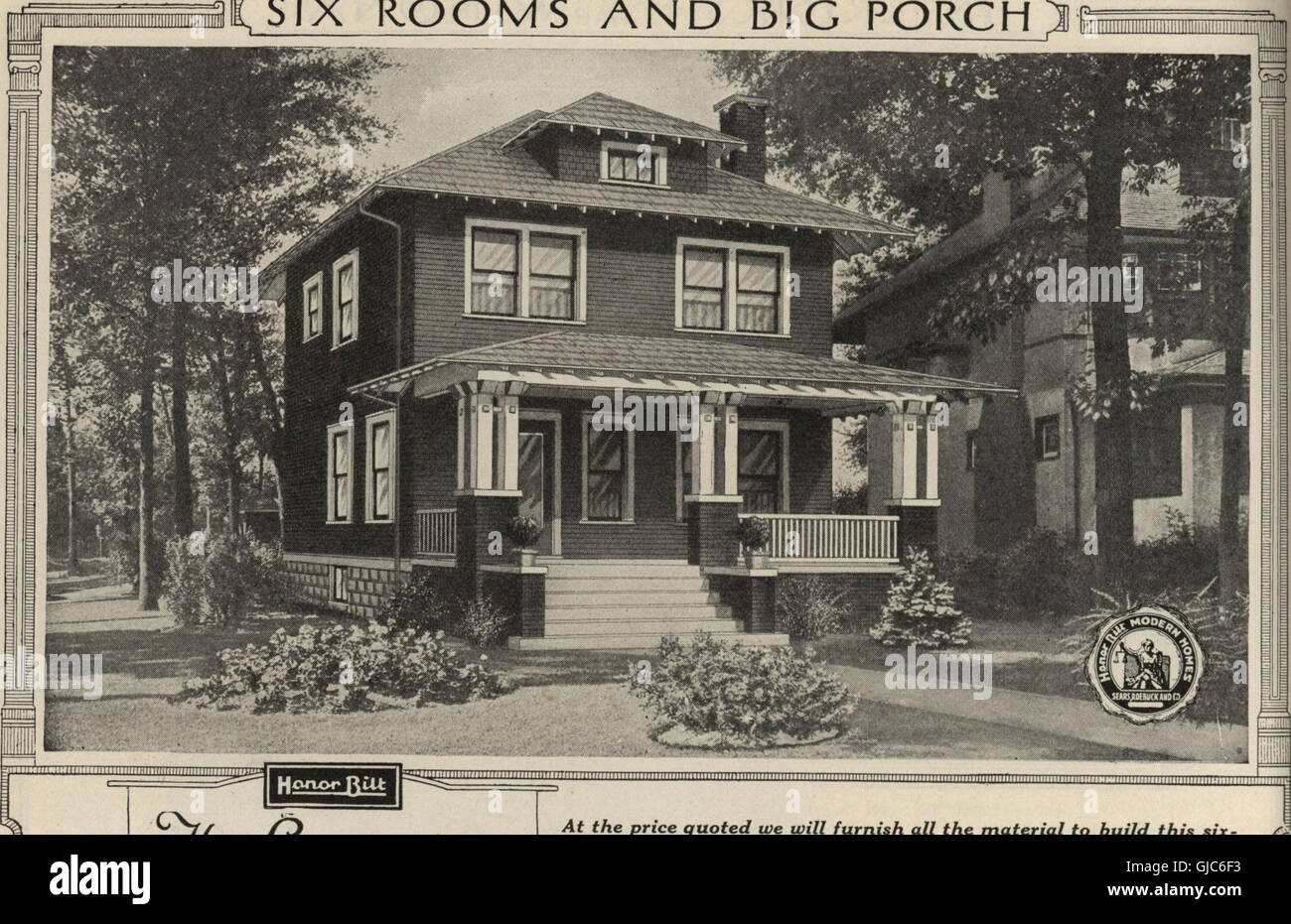 The 1921 publication 'Honor Bilt Modern Homes' presents a collection of ...