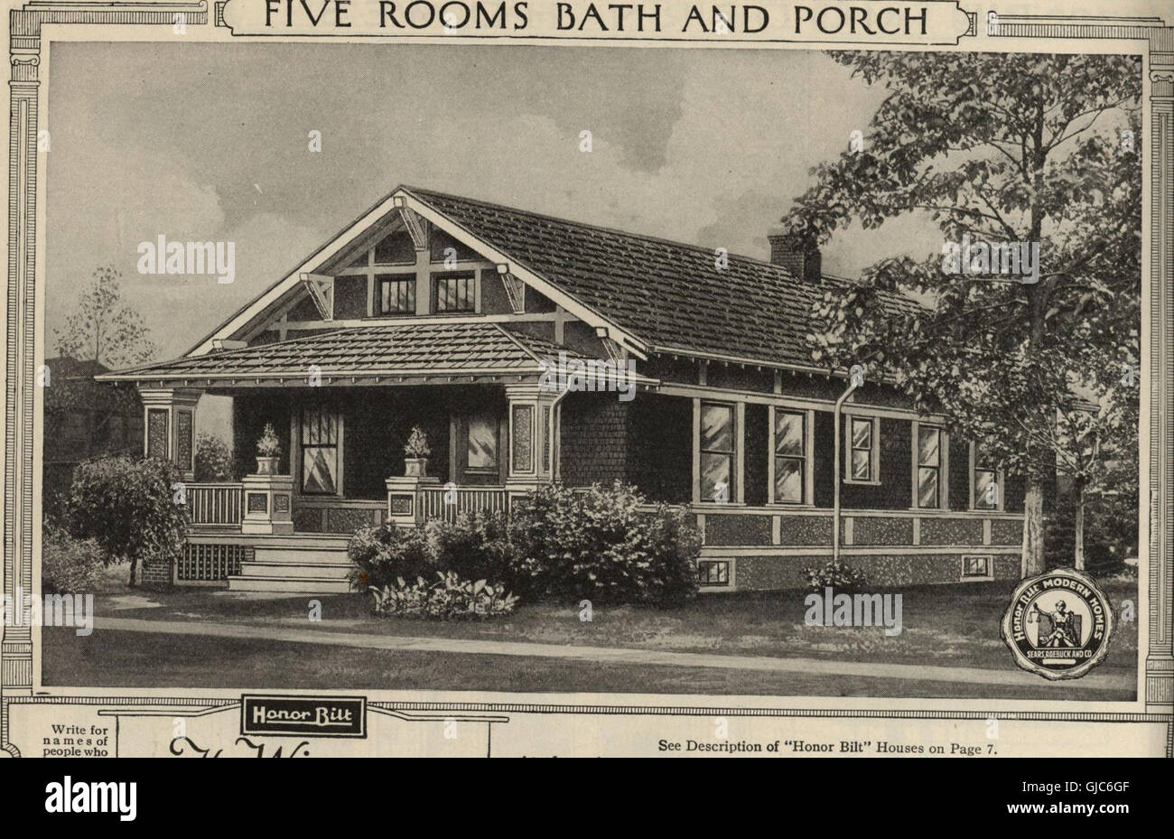*Honor Bilt Modern Homes* (1921) showcases a catalog of modern home ...