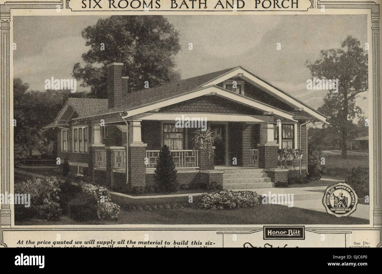 'Honor Bilt Modern Homes' (1921) showcases a collection of modern house ...