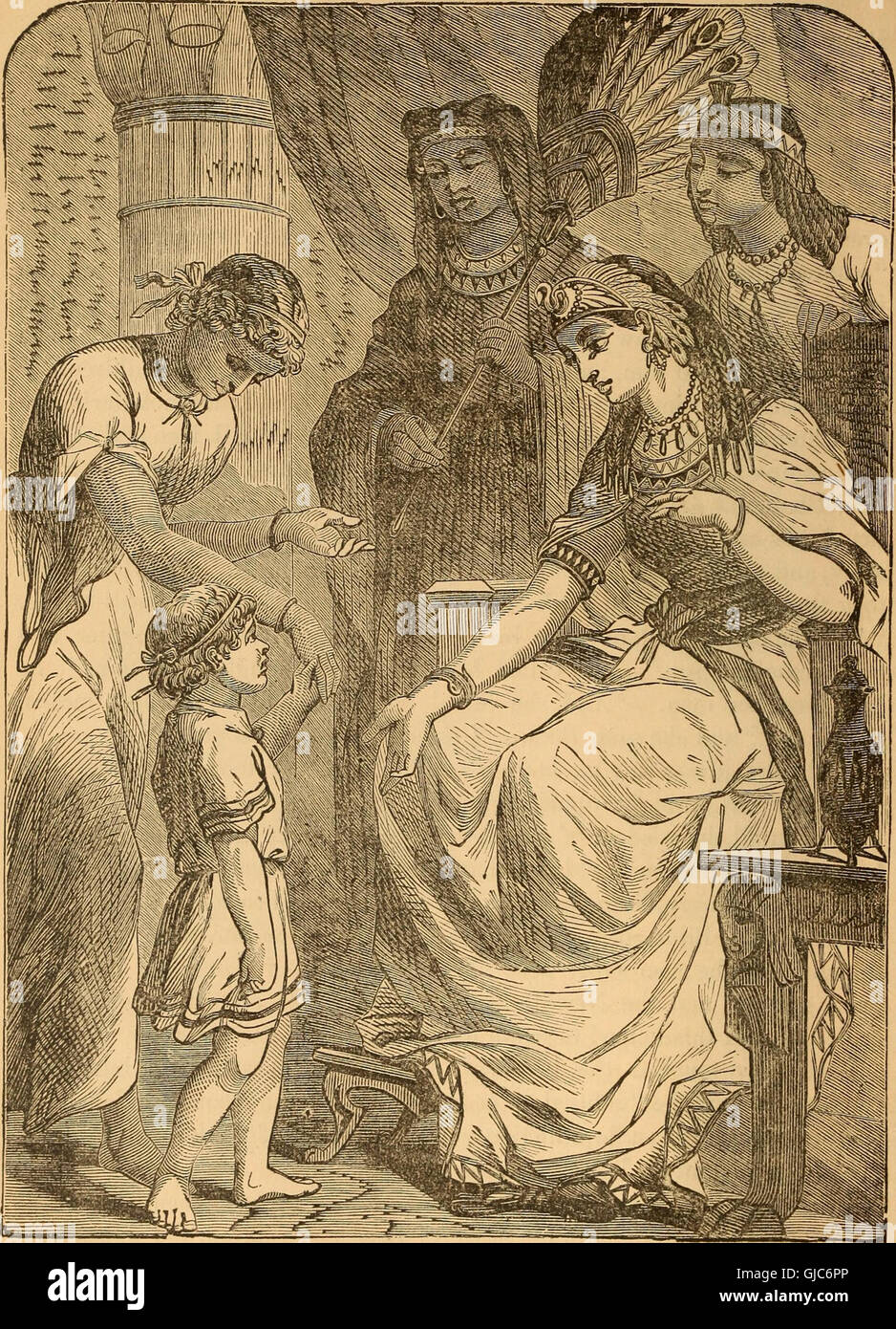 This 1878 edition of the Pictorial Bible offers illustrated depictions ...