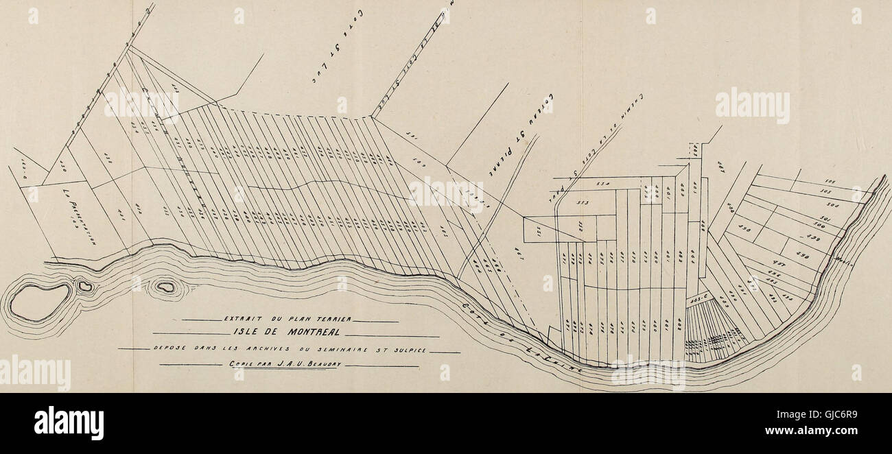 Lachine map hi-res stock photography and images - Alamy