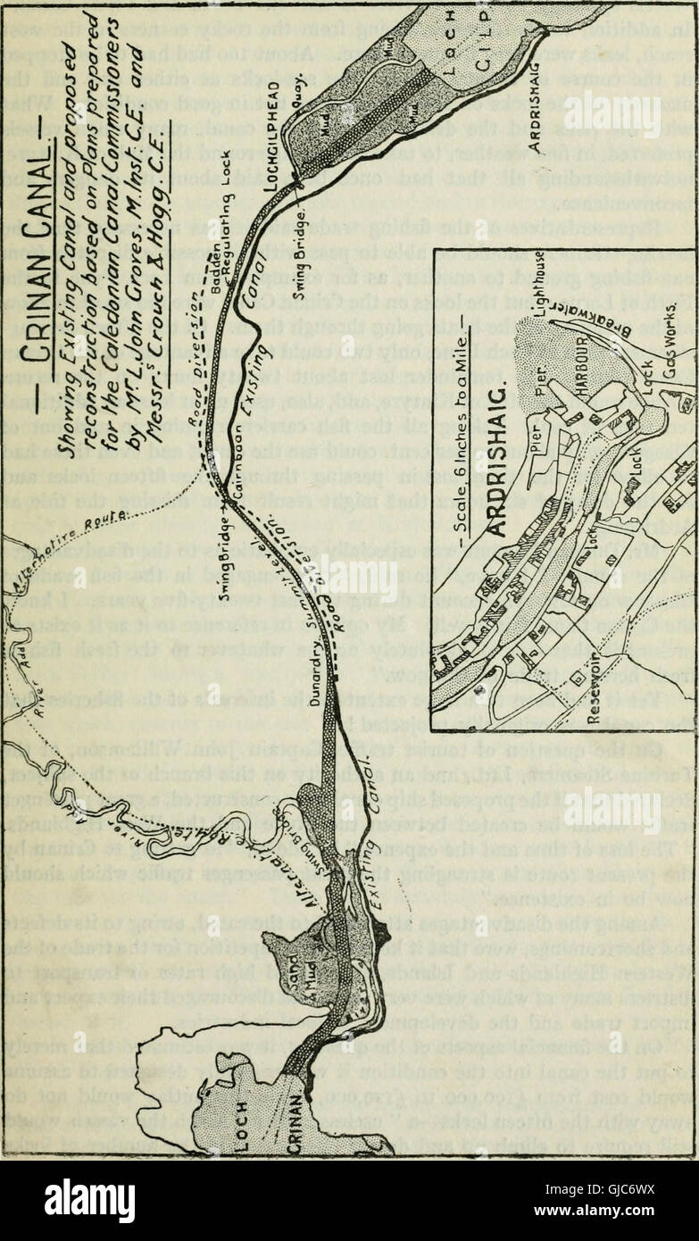 A 1922 study on Scottish canals and waterways, detailing both state ...