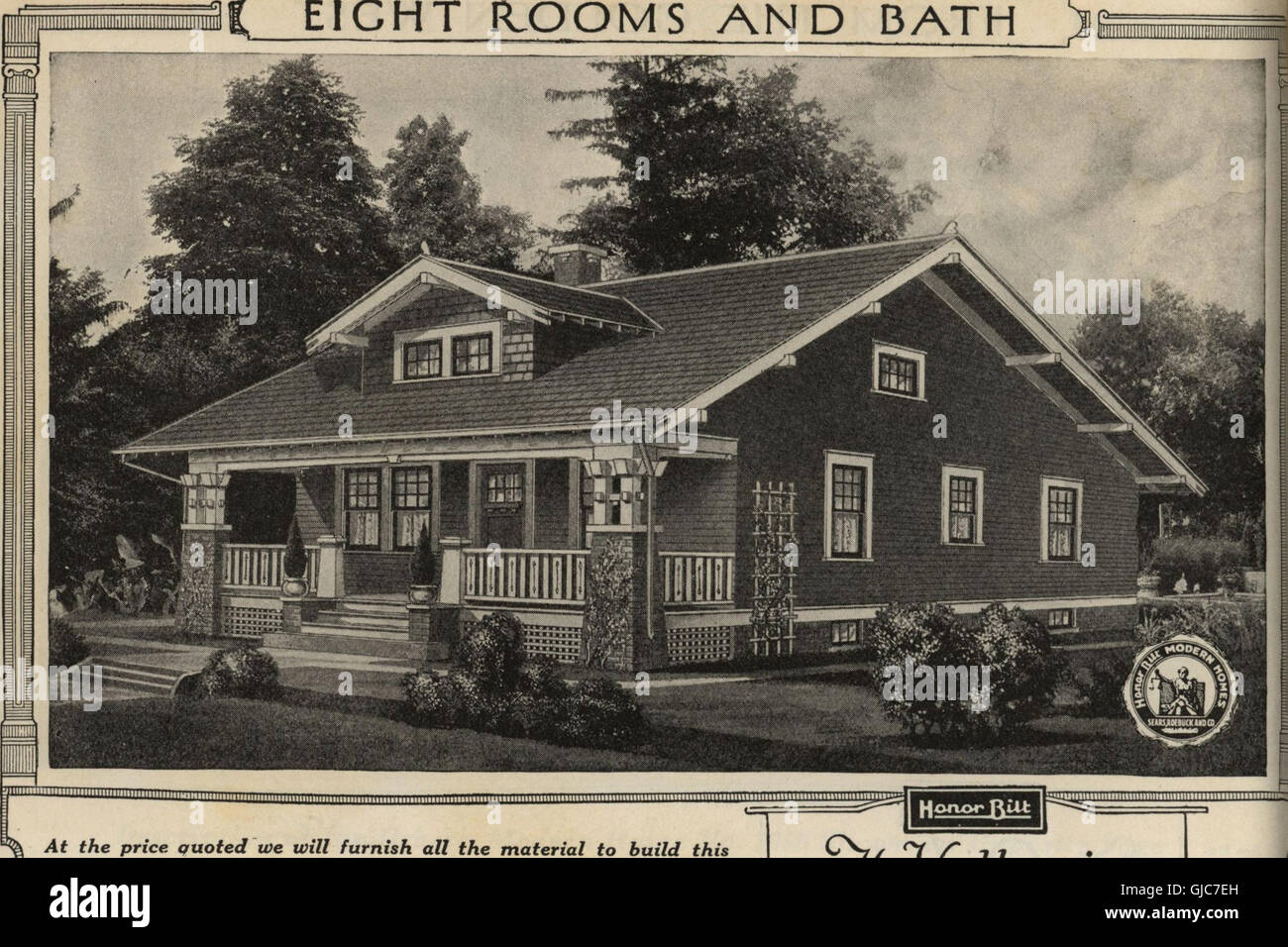 'Honor Bilt Modern Homes' (1921) showcases a variety of modern home ...
