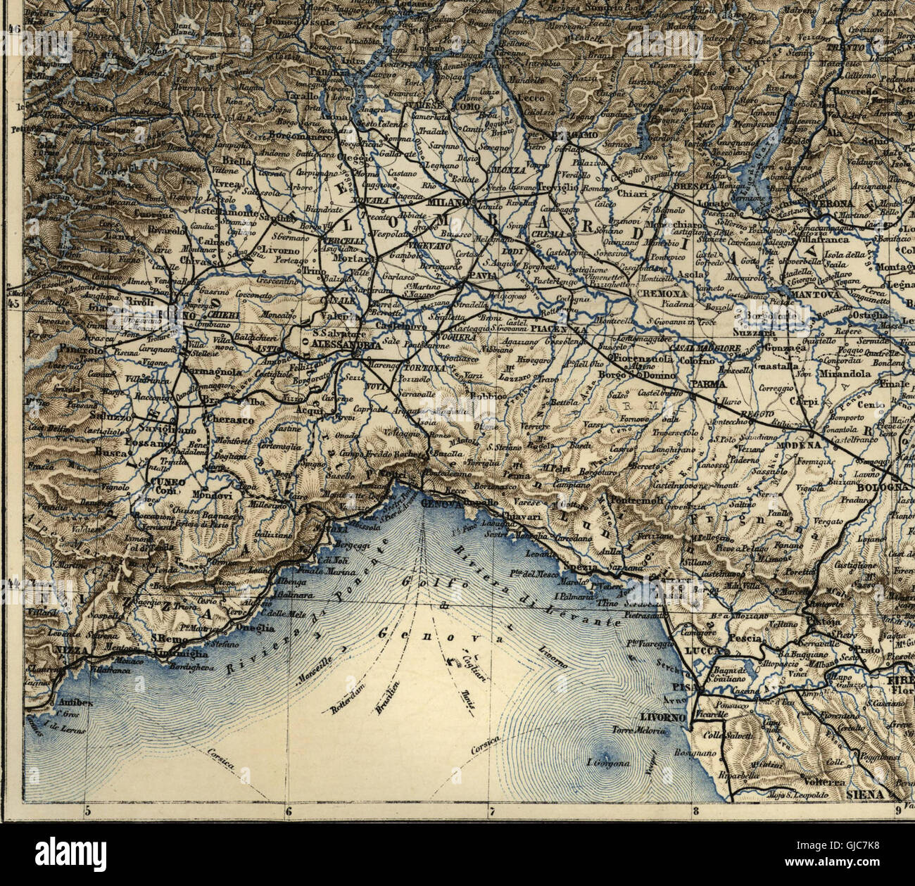 A travel guide from 1872 detailing northern Italy’s geography ...
