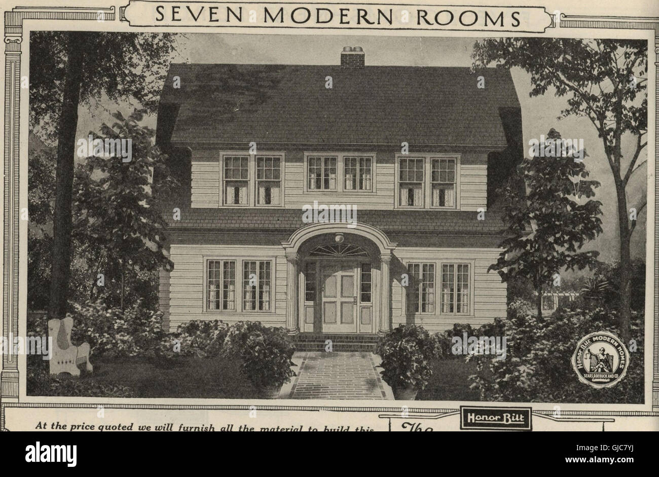 'Honor Bilt Modern Homes' (1921) presents designs for contemporary ...