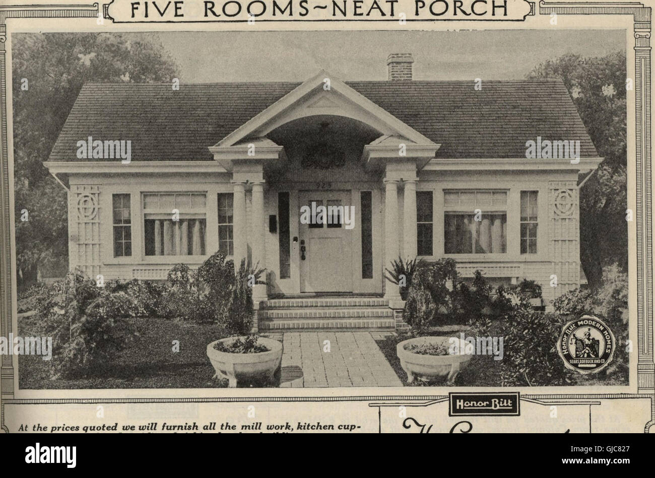 *Honor Bilt Modern Homes* (1921) is a catalog showcasing modern house ...