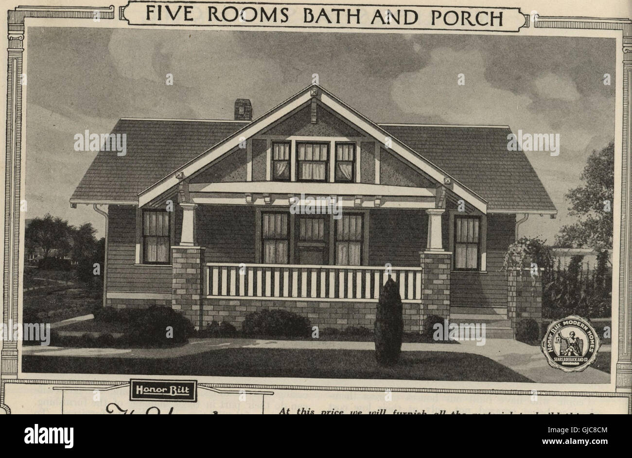 This 1921 publication showcases modern homes built with Honor Bilt ...
