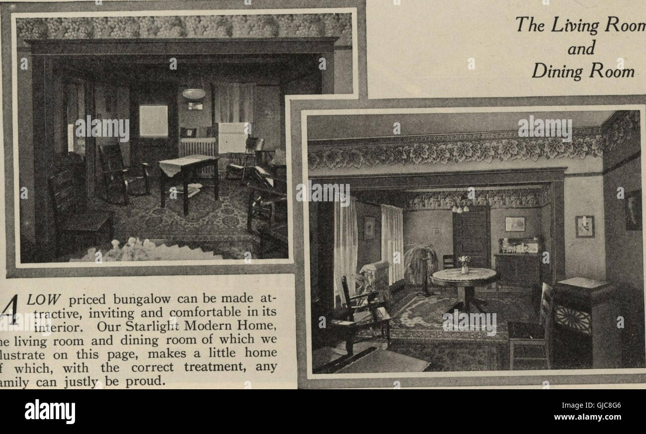 This 1921 brochure highlights Honor Bilt modern homes, showcasing a ...