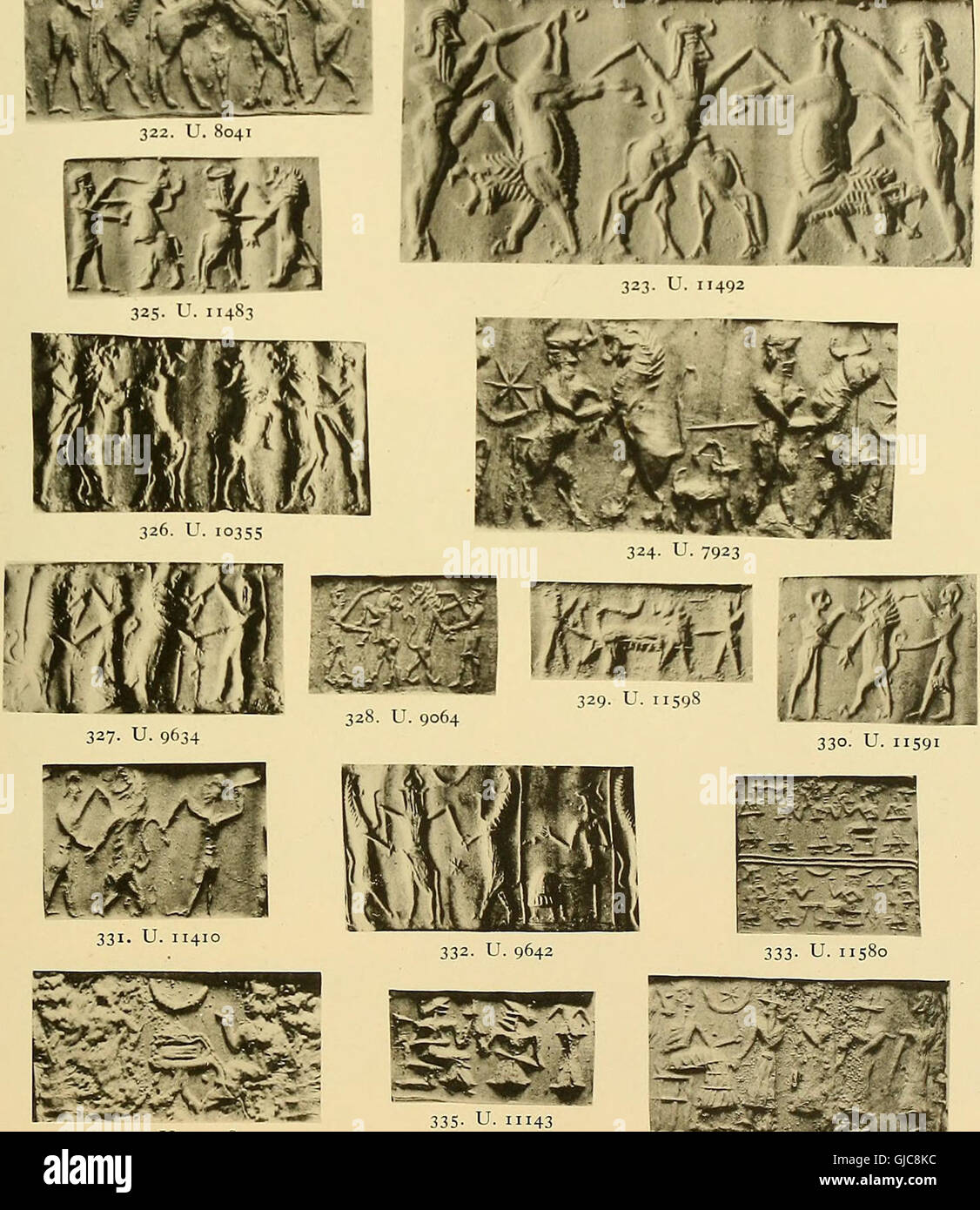 This 1900 image documents excavations at the ancient city of Ur ...