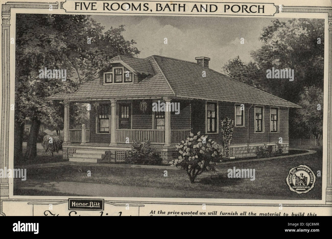 *Honor Bilt Modern Homes* (1921) features a collection of modern home ...