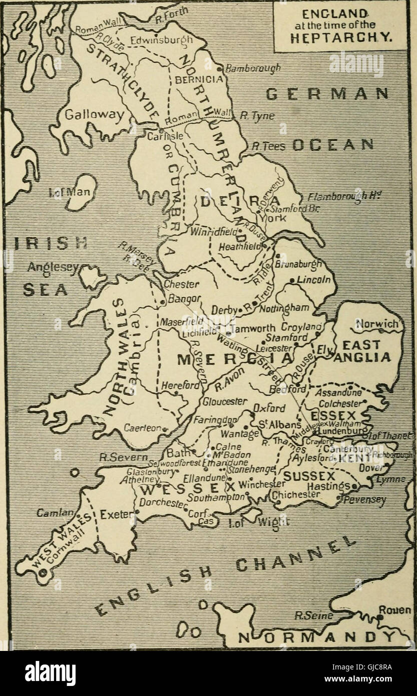 An 1886 educational text providing a historical overview of England and ...