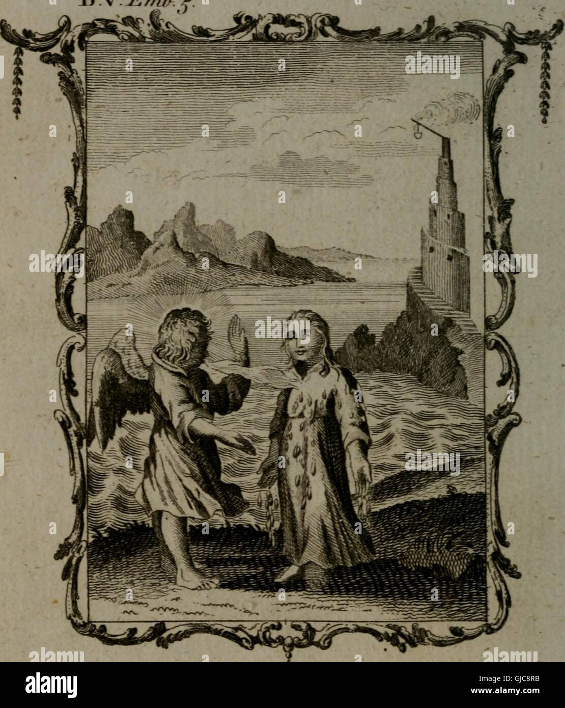 A 1800 edition of 'Quarles' Emblems,' a work that combines divine and ...