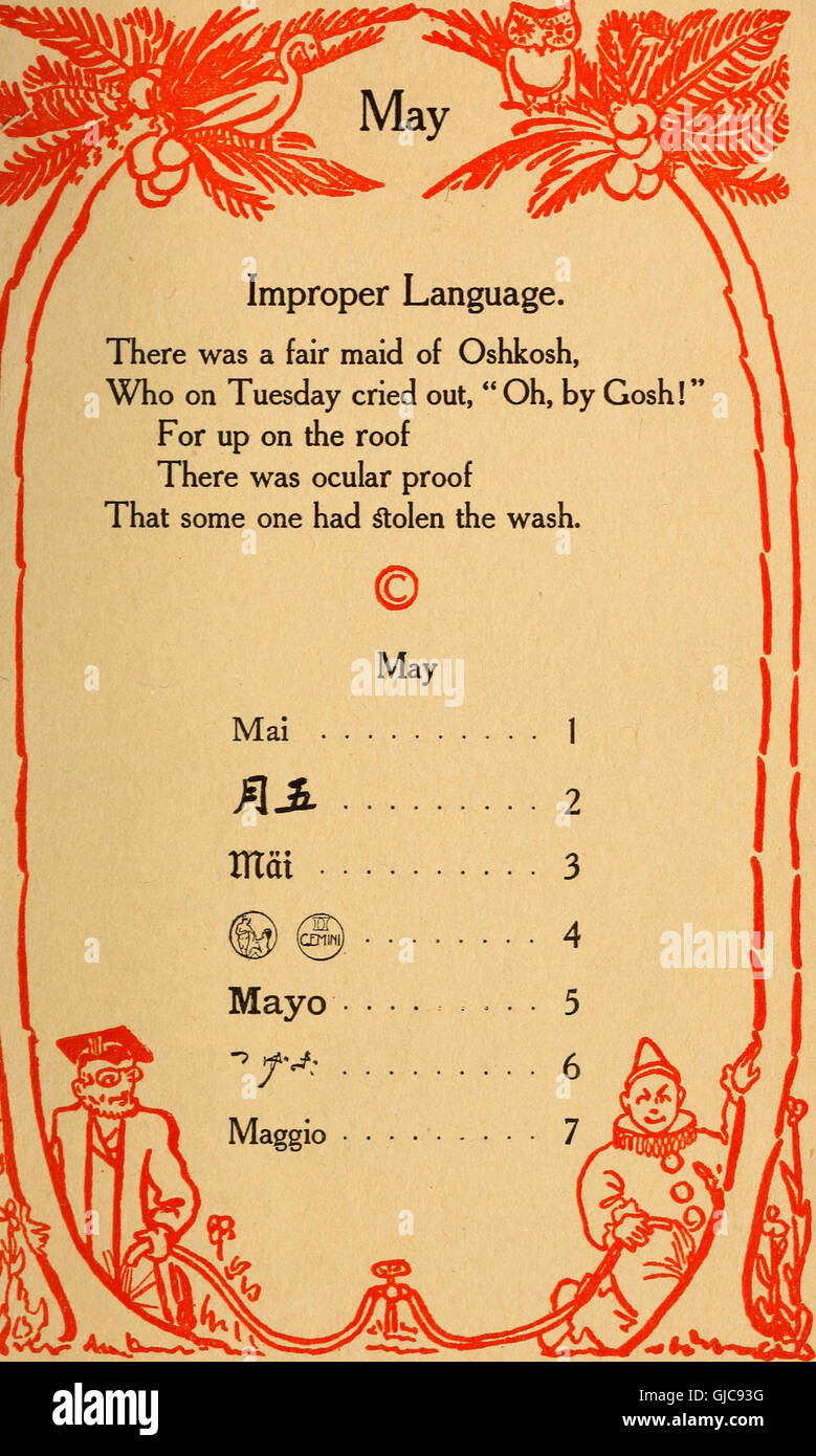 The limerick up to date book (1903 Stock Photo - Alamy