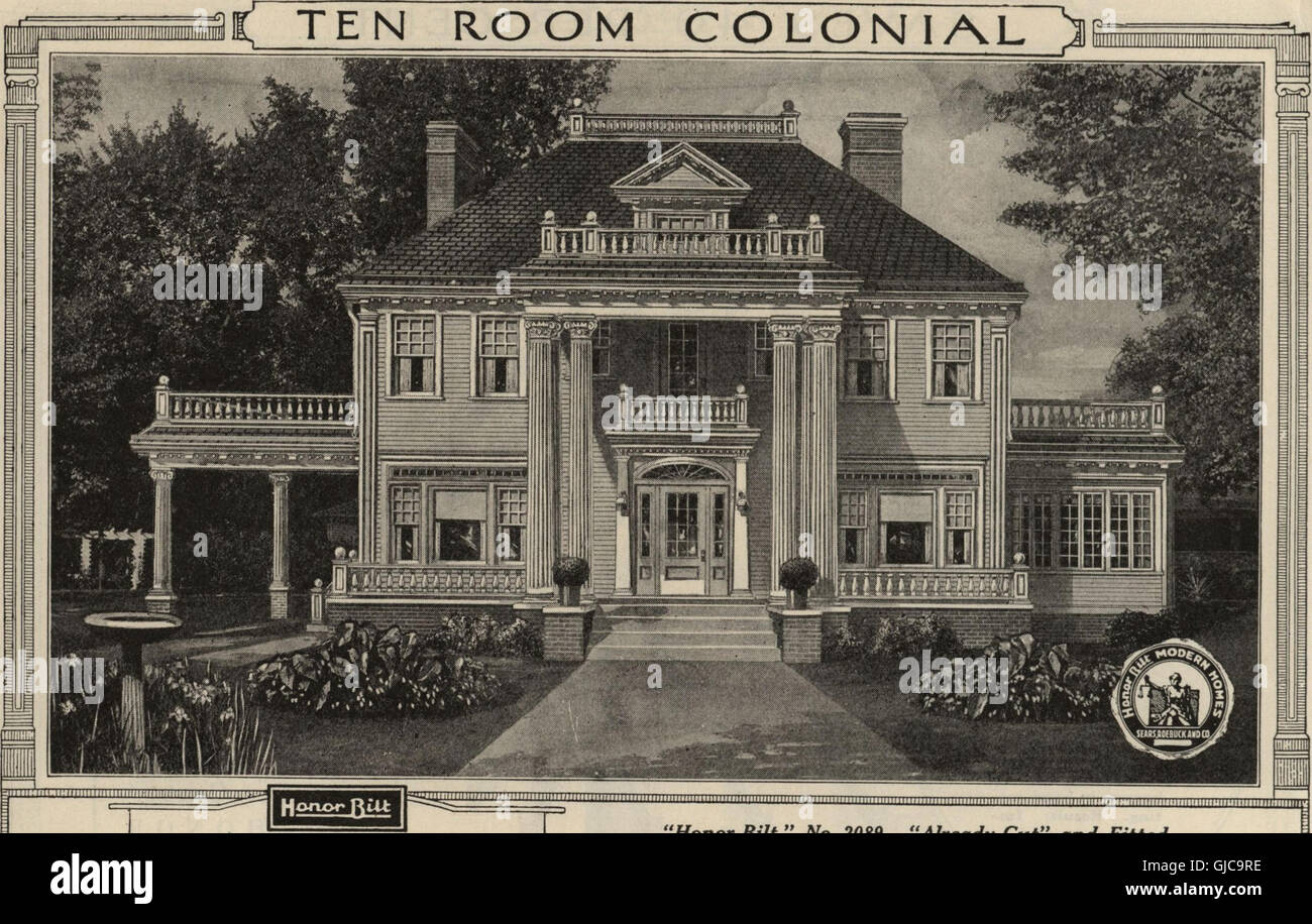 'Honor Bilt Modern Homes' (1921) is a catalog showcasing a variety of ...