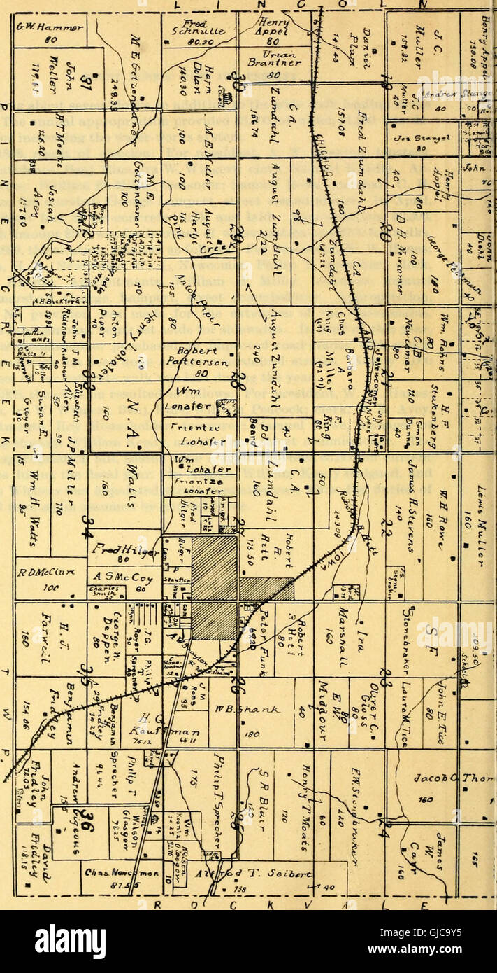 Map of mount morris hi-res stock photography and images - Alamy