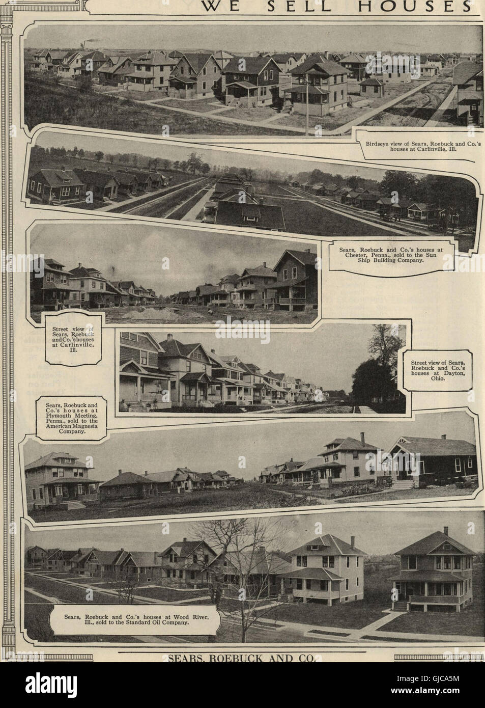 The 1921 catalog 'Honor Bilt Modern Homes' showcases various house ...