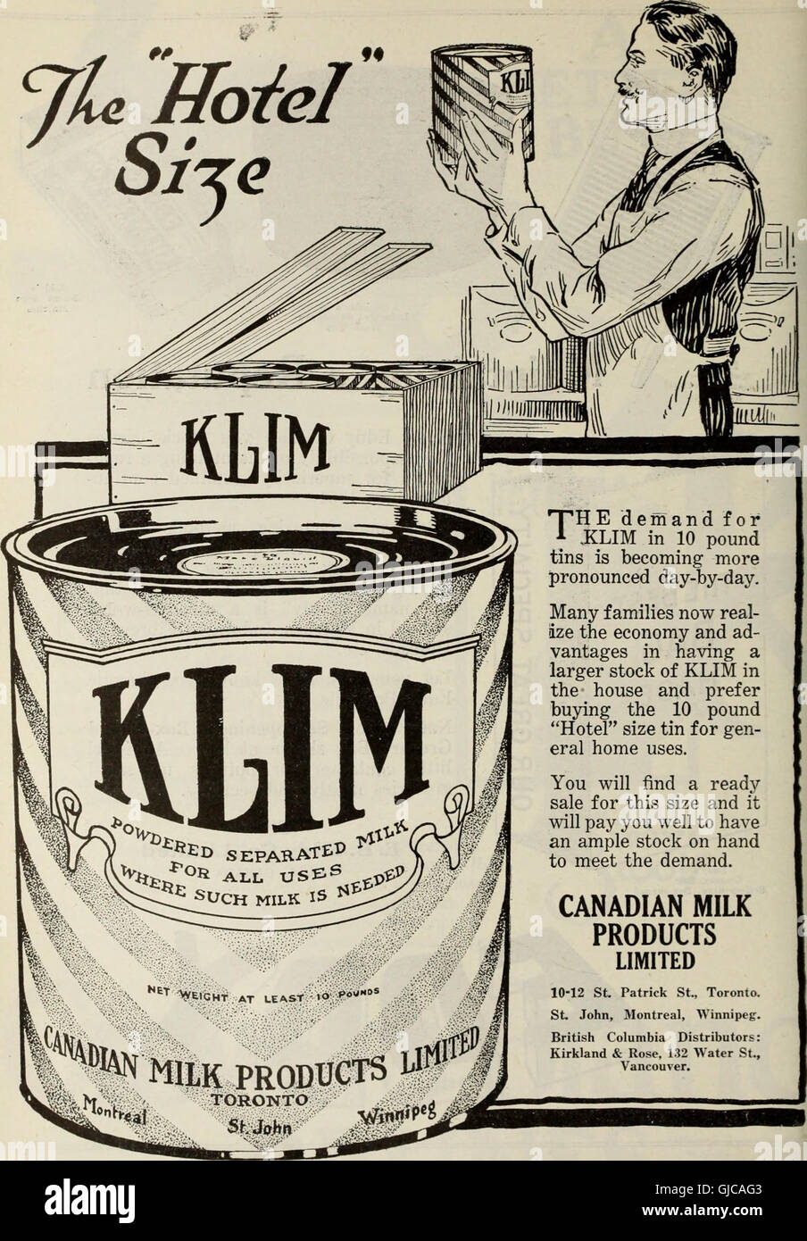 The 1921 issues of Canadian Grocer magazine cover trends in the grocery ...