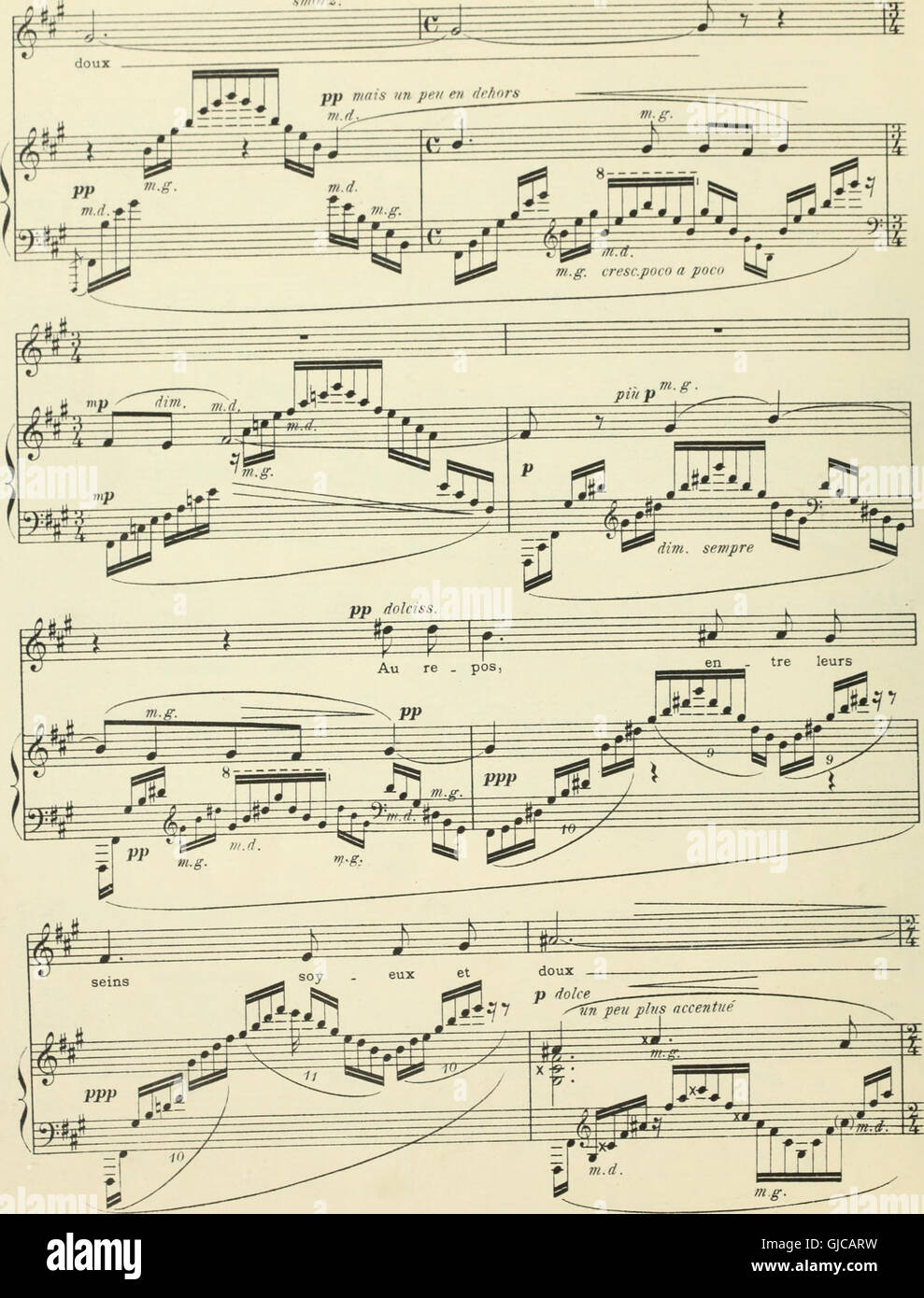 This musical work from 1900 consists of melodies composed for voice and ...