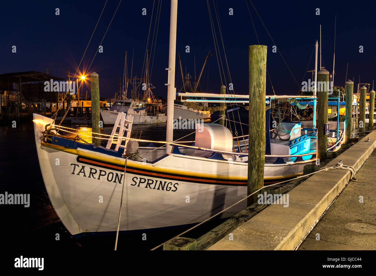 Sponge Boat, Tarpon Springs, Florida Stock Photo - Alamy