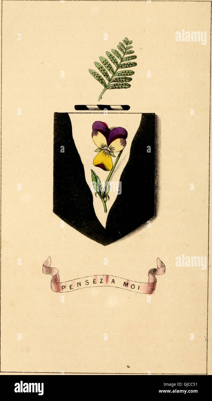 'Flowers and Heraldry' (1851) combines floral emblems and heraldic ...