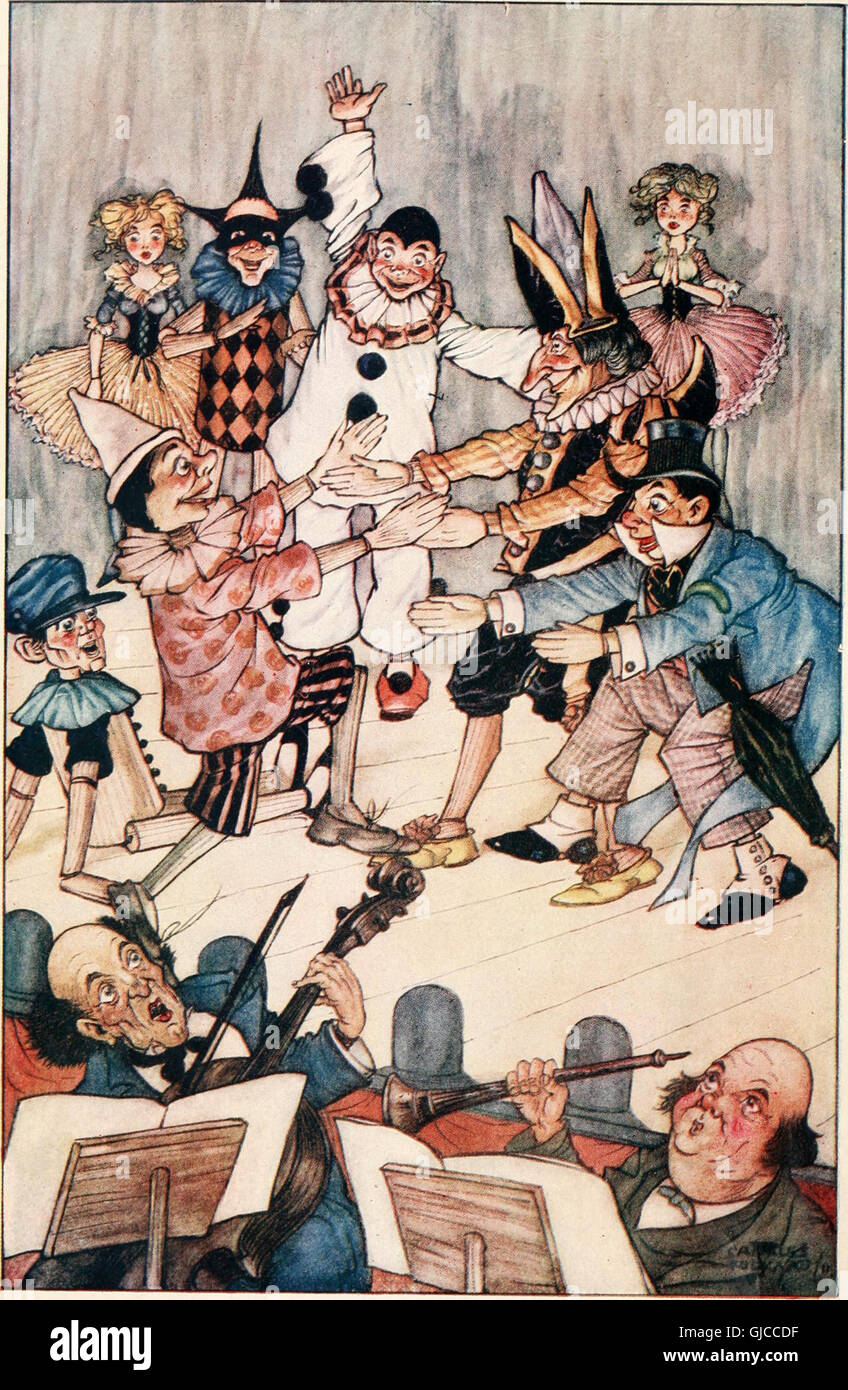 Pinocchio - the tale of a puppet (1911 Stock Photo - Alamy
