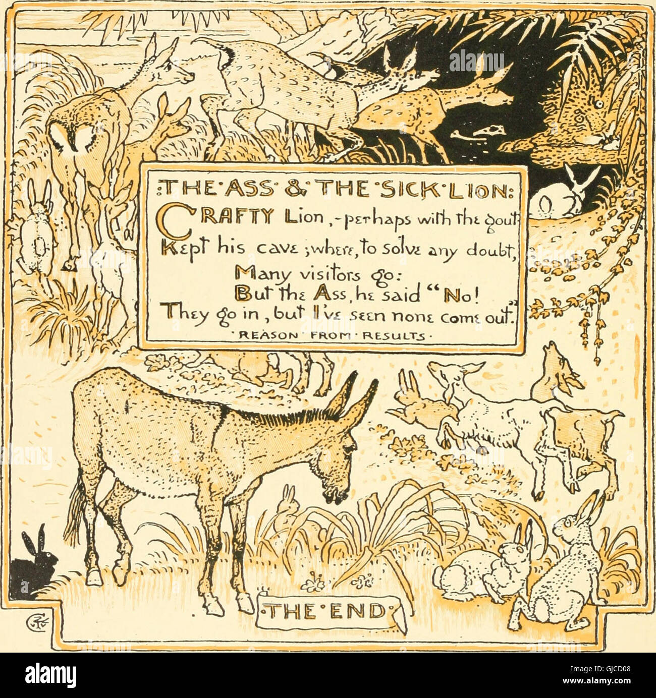 This 1908 edition of Aesop's fables is adapted for children, using ...
