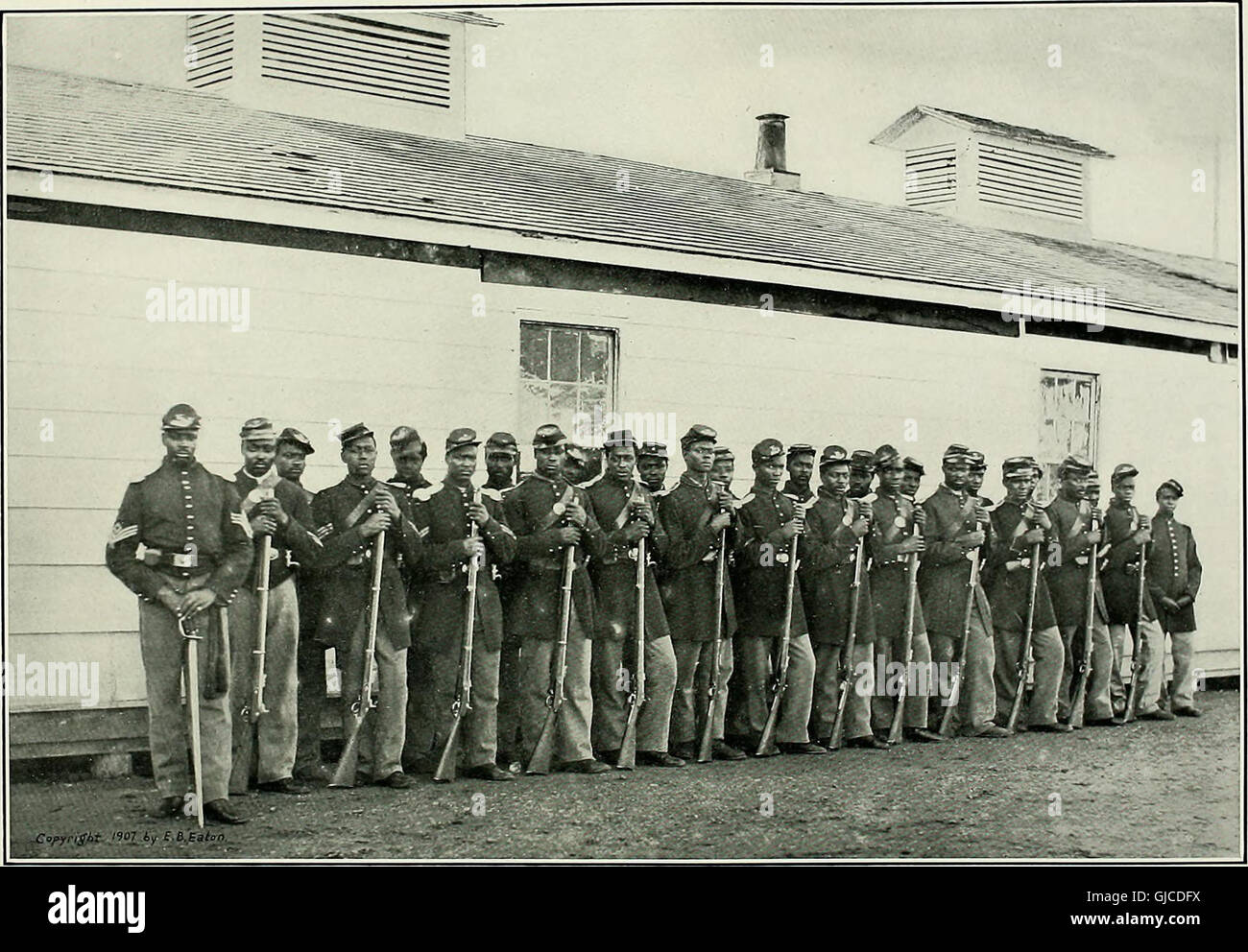 This 1907 collection features original photographs taken on Civil War ...