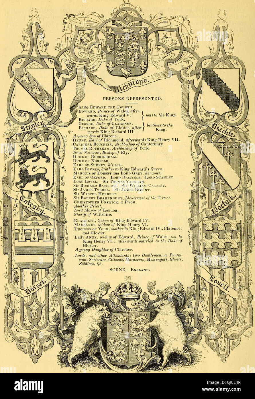 The 1846 standard edition of Shakespeare's works, featuring ...